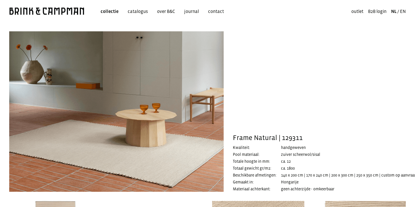 Frame Natural | Brink & Campman