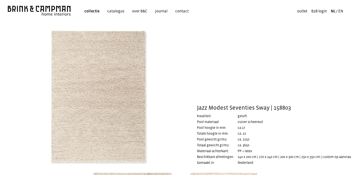 Jazz Modest Seventies Sway | Brink & Campman